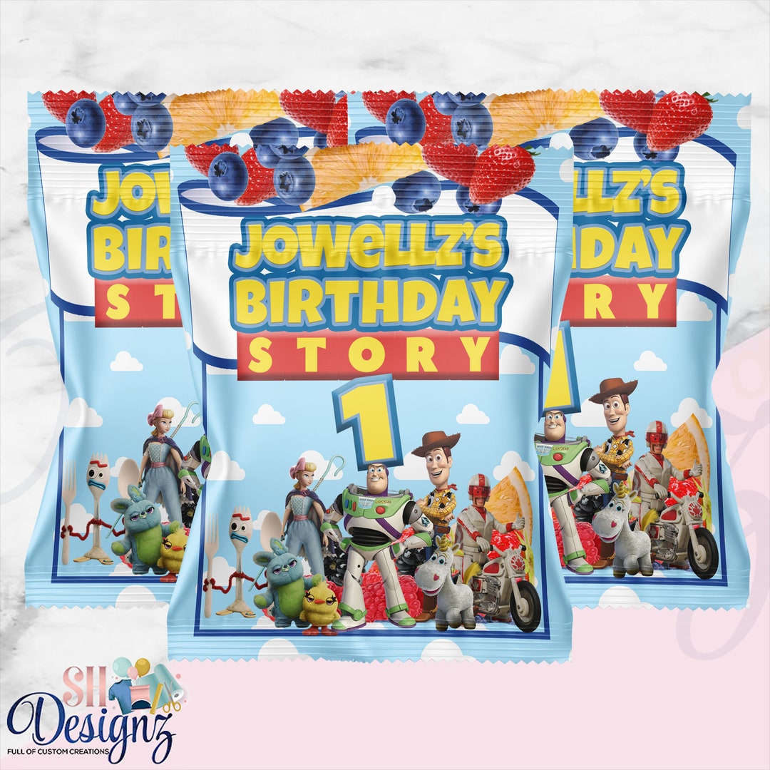 Toy Story Birthday Party Fruit Snacks, Toy Story Birthday Party Favors ...