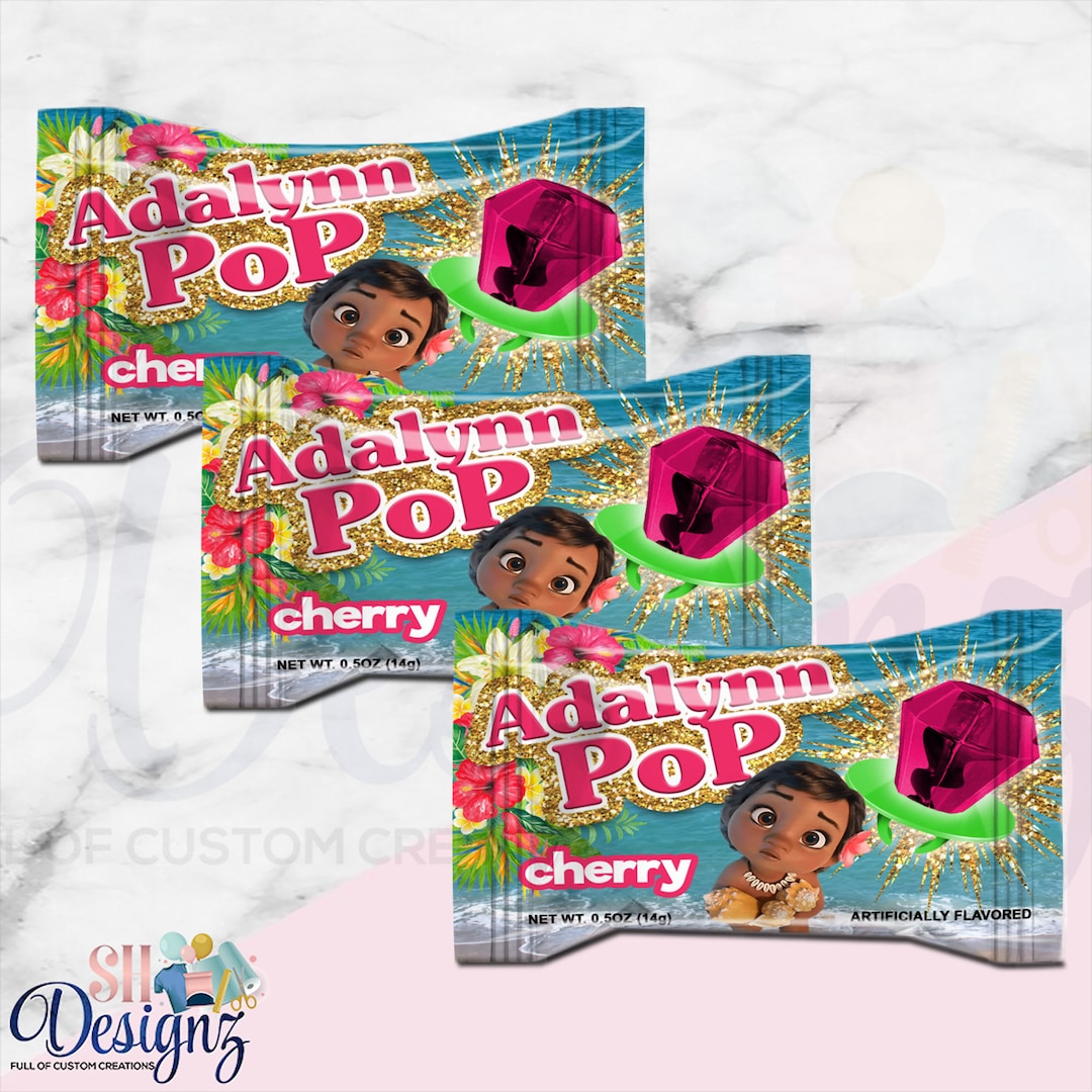 Moana Birthday Party Candies , Moana Birthday, Moana Party, Moana ...