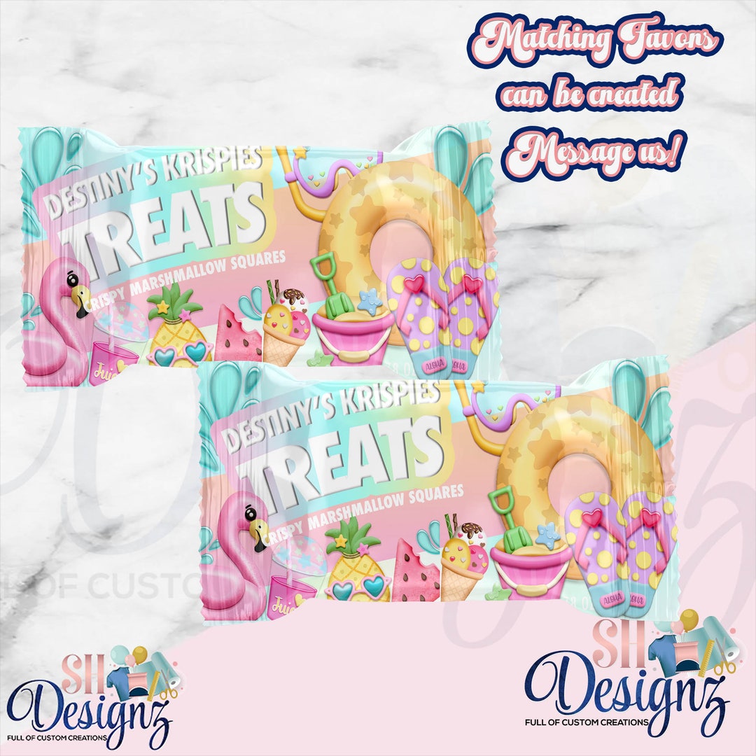 Pool Party Treats, Splish Splash Birthday Party, Pool Party Labels ...