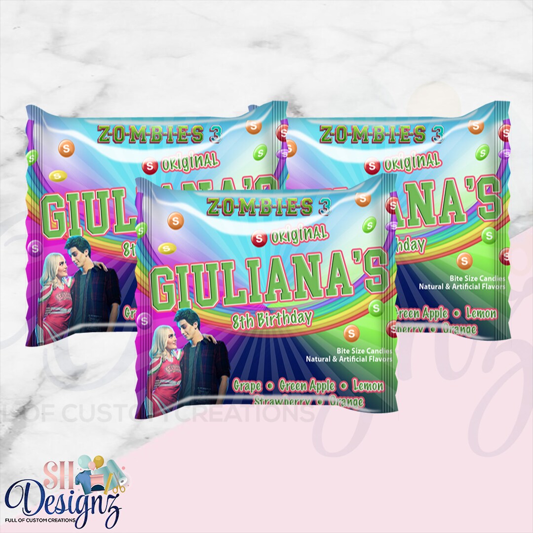 Zombies 3 Birthday Party Candies, Zombies 3, Zombies Theme, Zombies ...