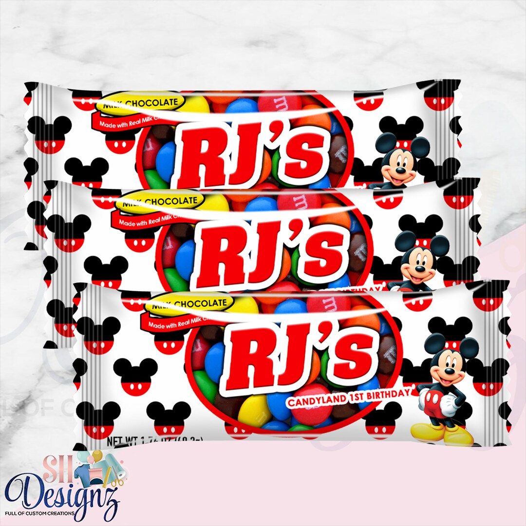 Mickey Mouse Birthday Party Candies, Mickey Mouse Birthday Party Favors ...