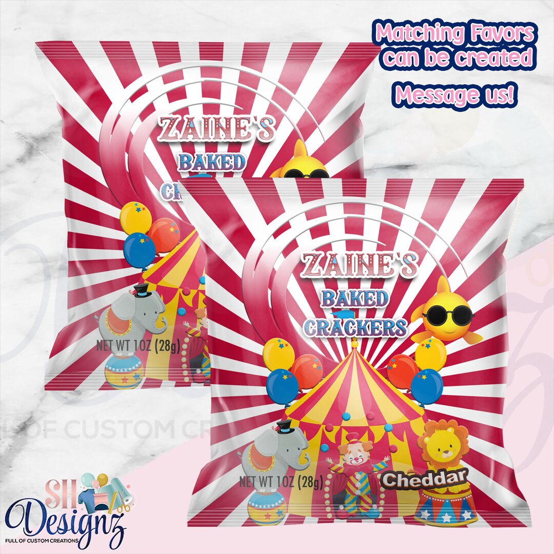 Circus Carnival Crackers Circus Party Circus Birthday Carnival Birthday ...