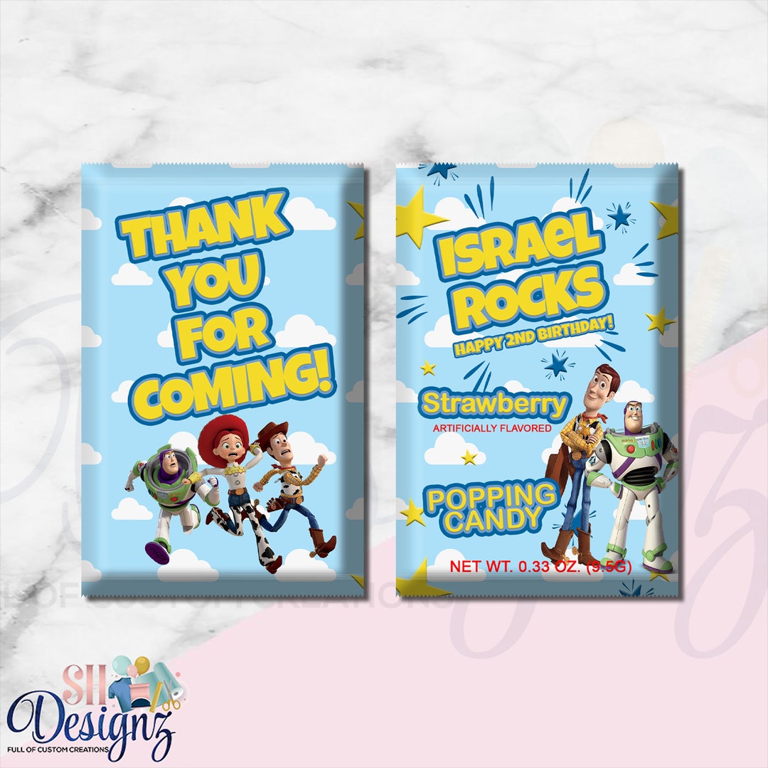 Toy Story Birthday Candy Favors toy Story Birthday Party Toy Story ...