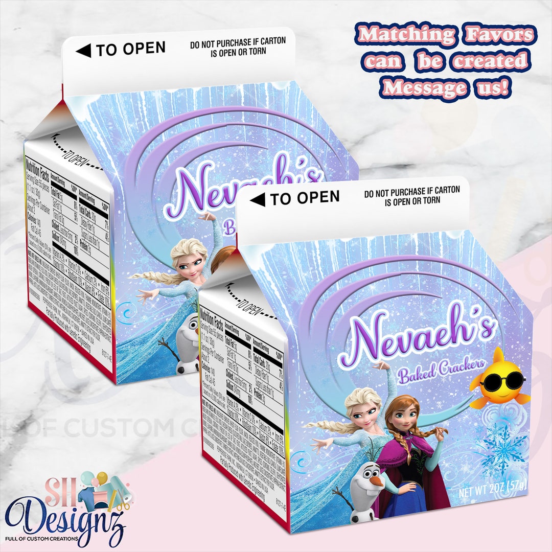 Frozen Birthday Party Crackers, Frozen 2, Frozen 2 Birthday, Frozen ...