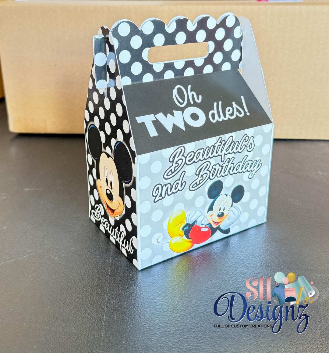 Mickey Mouse Birthday Gable Boxes, Mickey Mouse, Mickey Mouse Birthday ...