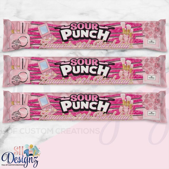 Glamour Sour Candies Ropes Birthday Party Glitz and Glam Party - Etsy