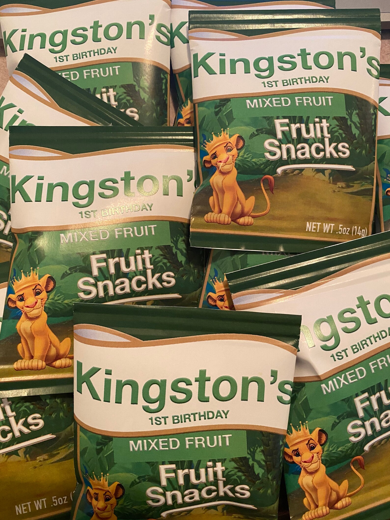 Lion King Fruit Snacks Lion King Birthday Party Lion King Etsy Hong Kong