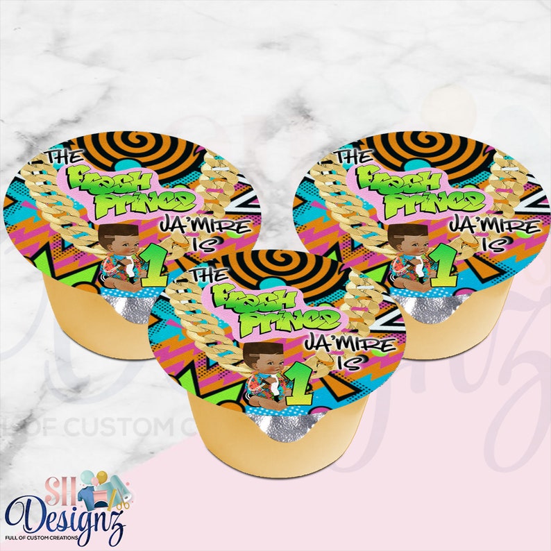 Fresh Prince Birthday Apple Sauce Labels Fresh Prince | Etsy