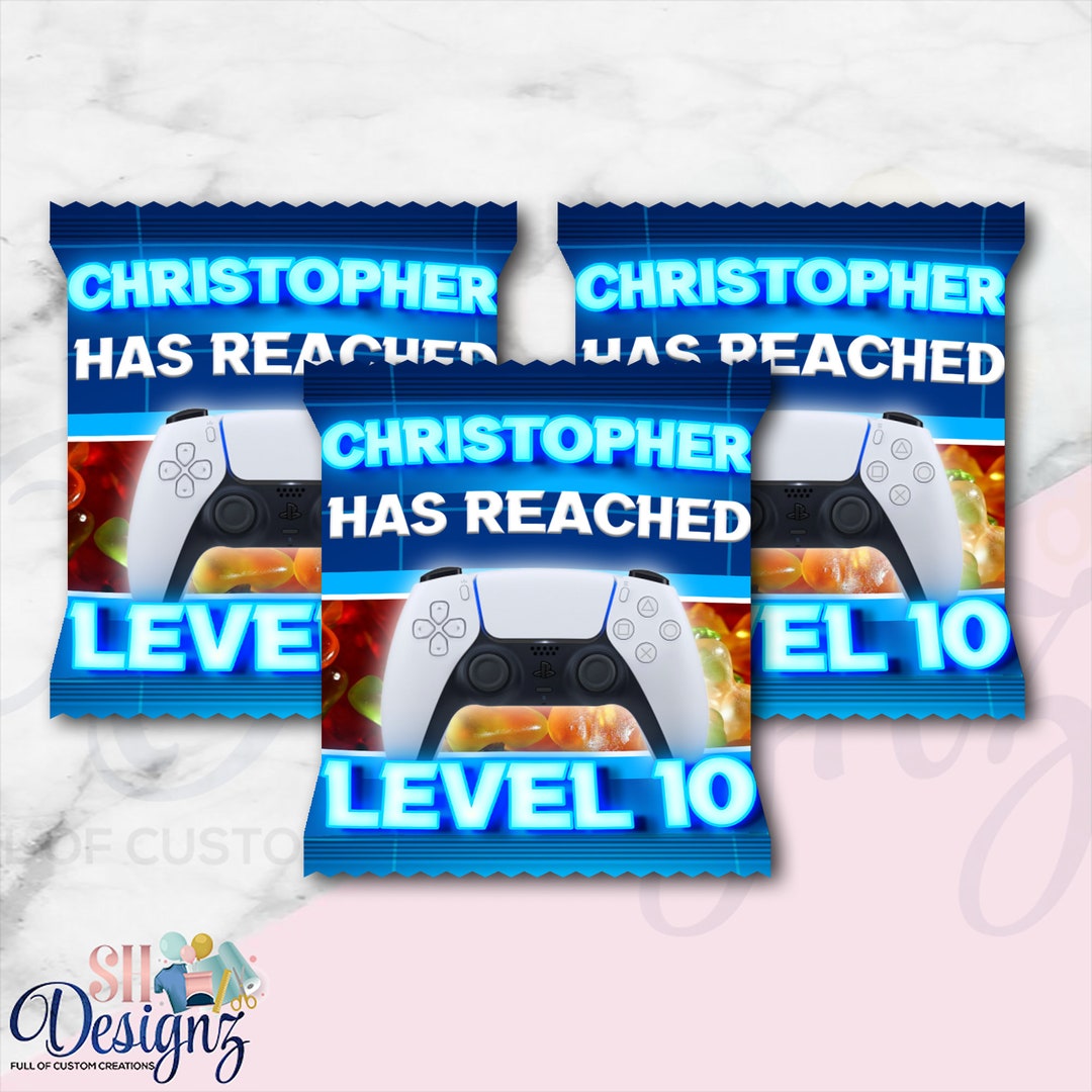 Video Gamer Birthday Party Candy, Gamer Birthday Candies Treats, Video ...