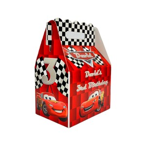 Cars Birthday Gable Boxes- Cars Birthday Party- Cars Birthday Bags ...