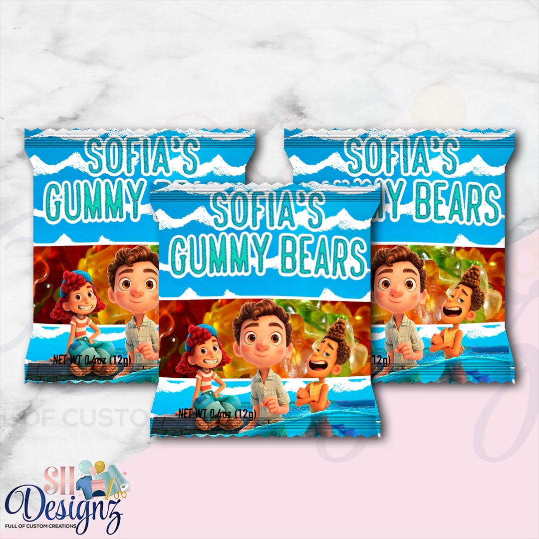 Luca Birthday Party Gummy Bears, Luca, Luca Theme, Luca Party, Luca ...