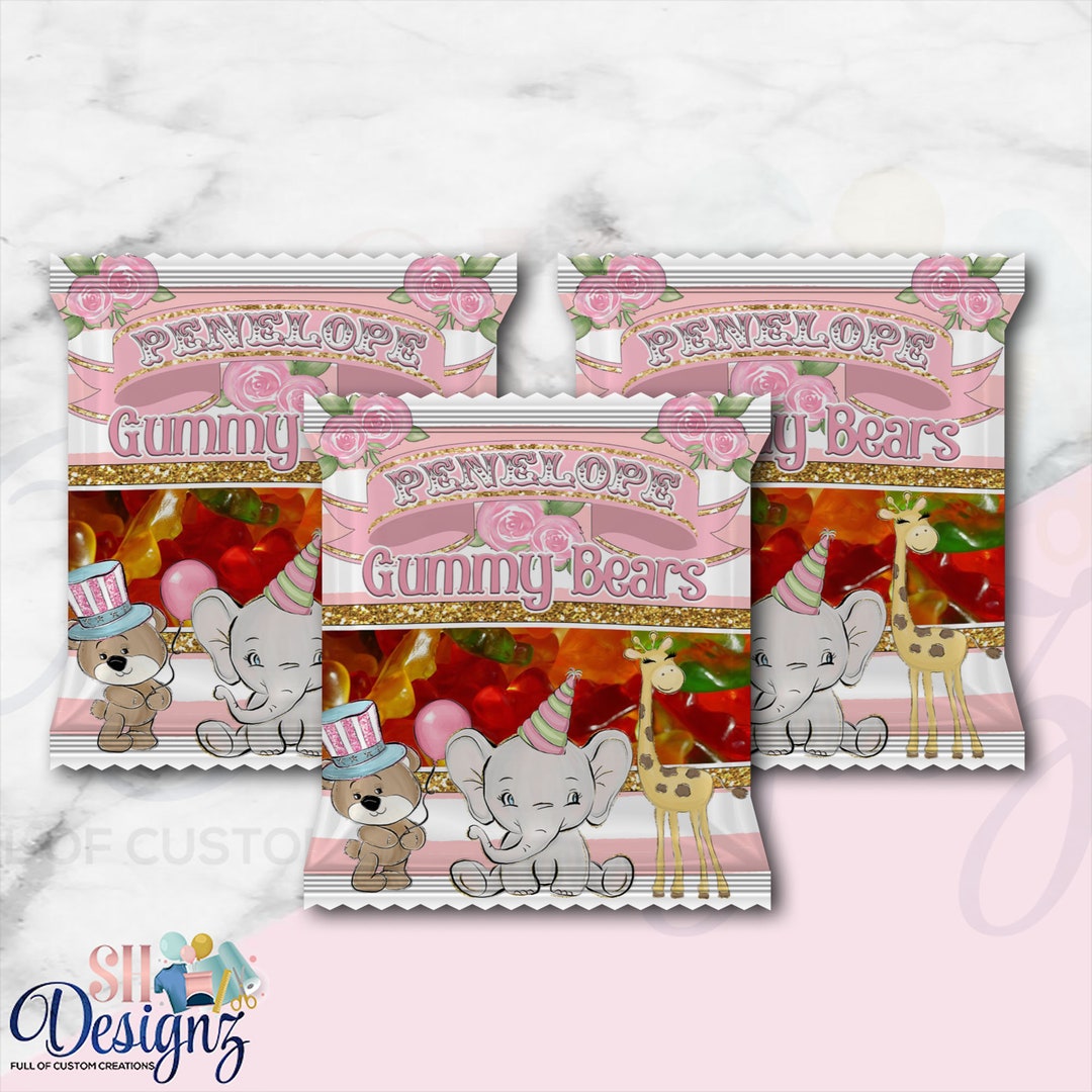 Carnival and Flowers Theme Gummy Bears. Carnival Girl Theme Gummy Bears ...