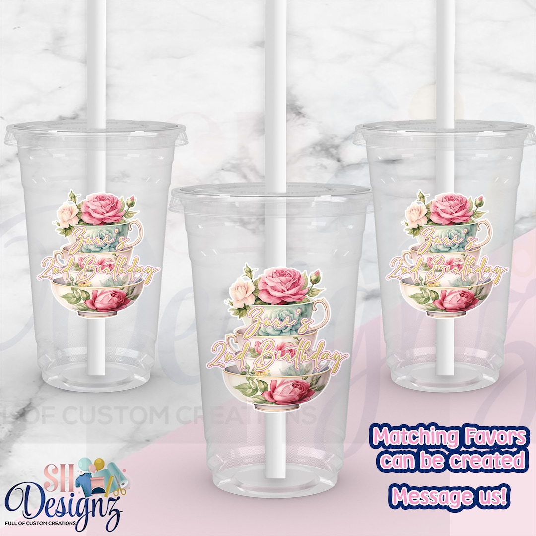 Tea Party Cups, Tea Party, Tea Party Birthday Party - Tea Party Theme ...