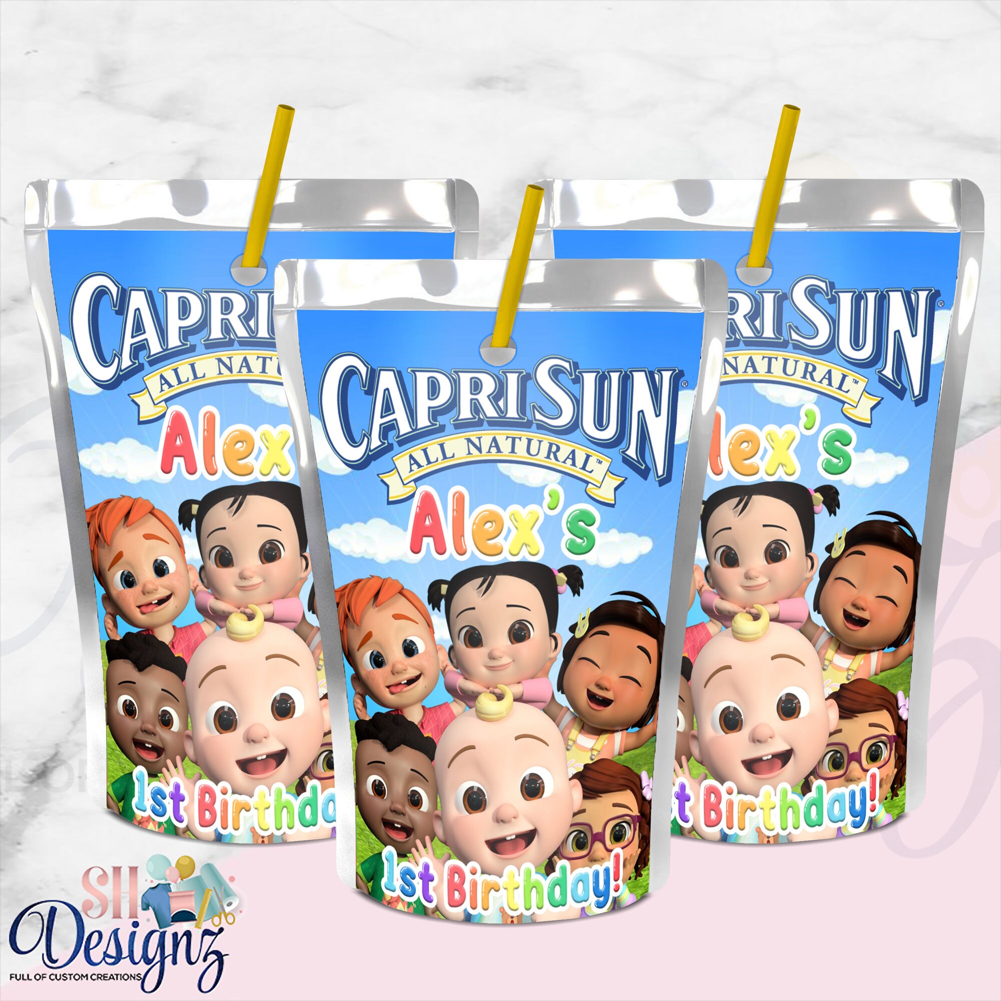 Cocomelon Drink Labels Cocomelon Birthday Party Cocomelon | Etsy