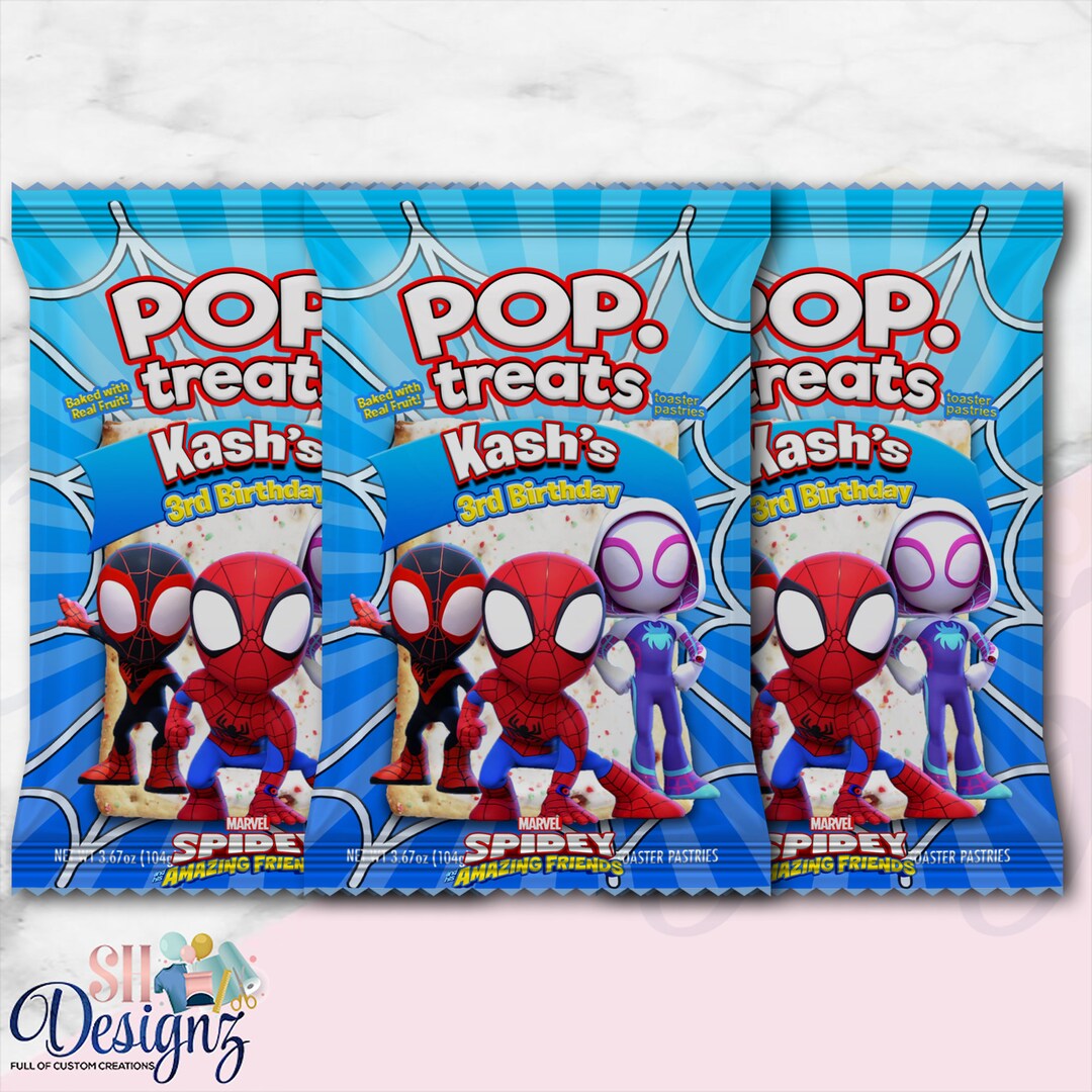 Spidey and His Amazing Friends Birthday Party- Spidey Party Favors ...