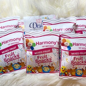 Baby First Themed Fruit Snacks Baby's First Baby's First Party Baby ...