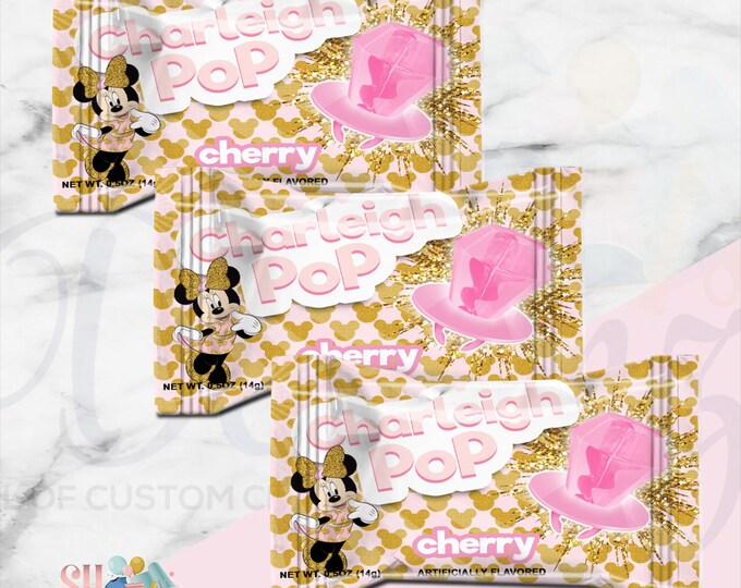Minnie Mouse Birthday Party Chips Minnie Mouse Minnie Mouse | Etsy