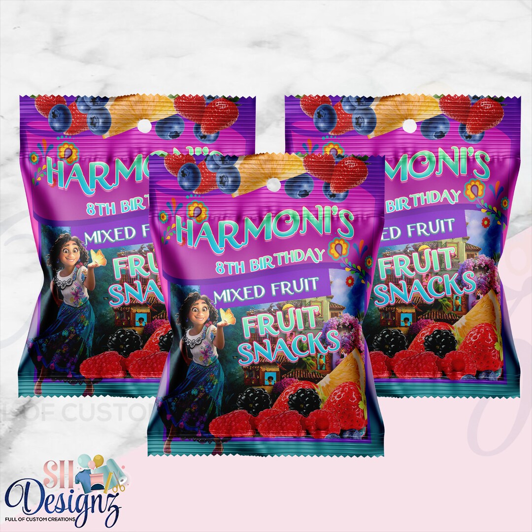 Encanto Themed Fruit Snacks- Encanto, Encanto Party- Encanto Birthday ...