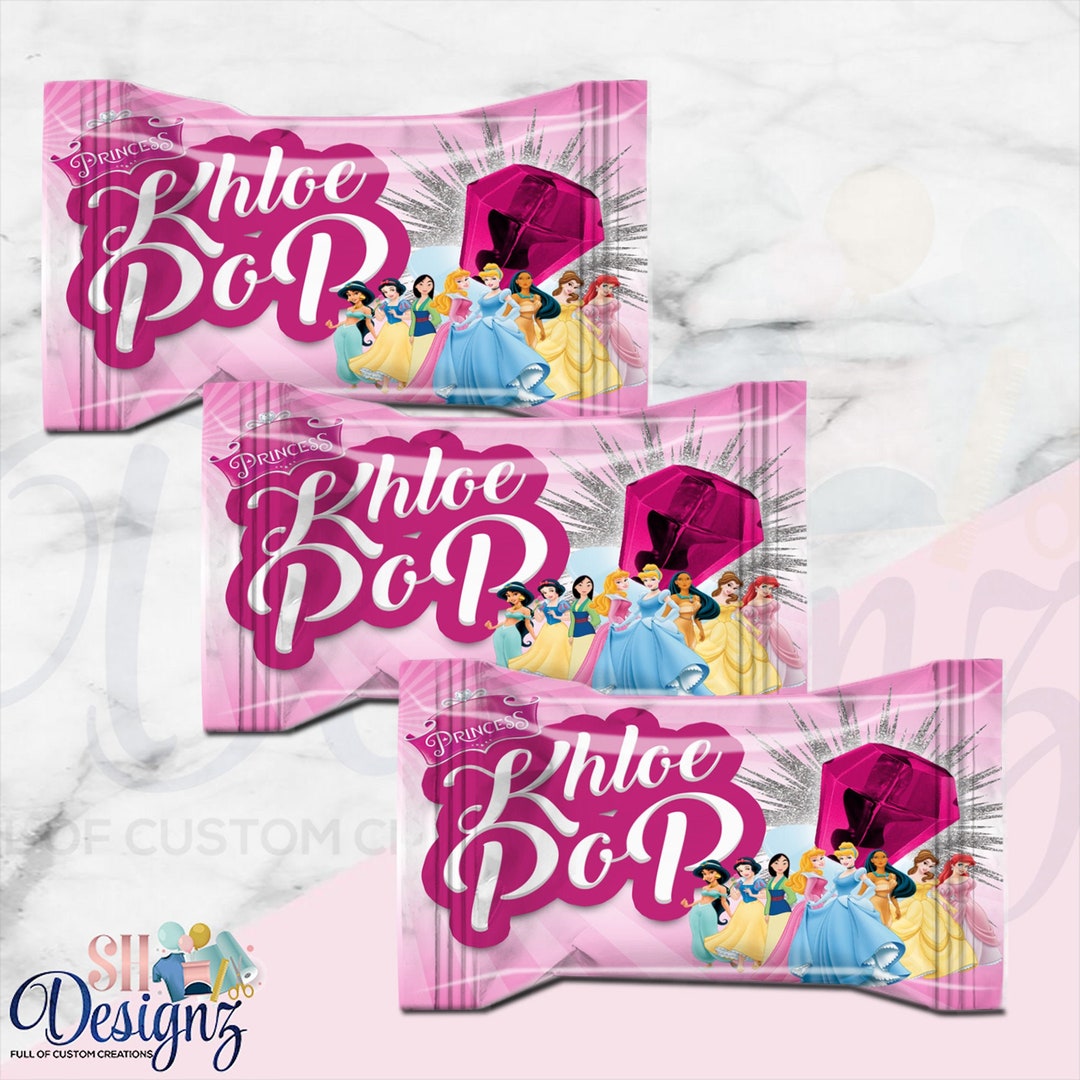 Princess Birthday Party Candies, Princess Party Treats, Princess ...