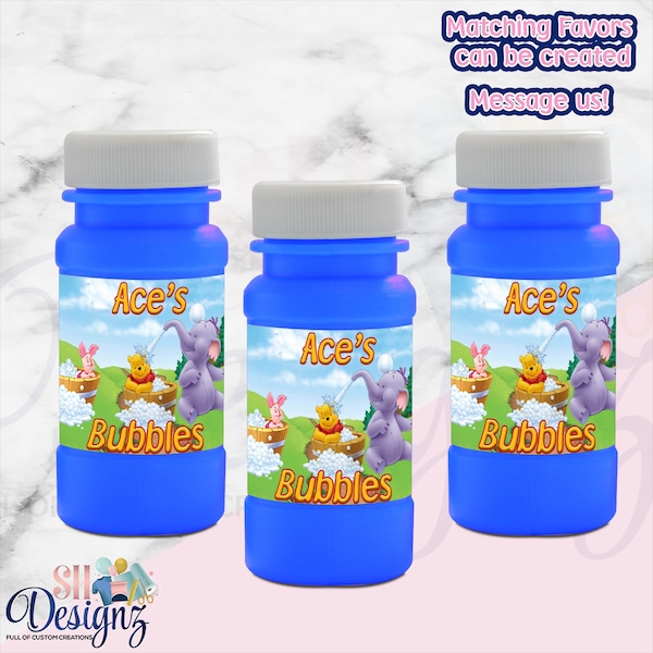 Winnie the Pooh Bubbles - Etsy