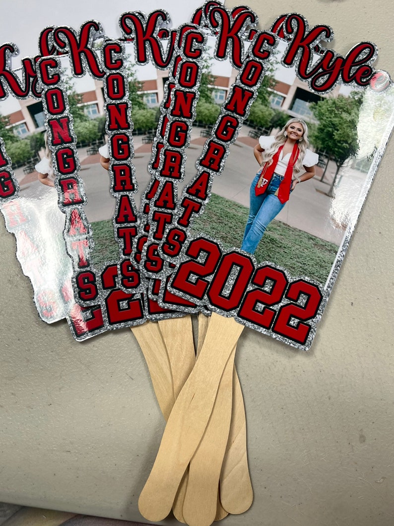 Graduation Fans Graduation Scroll-grad Party High School - Etsy