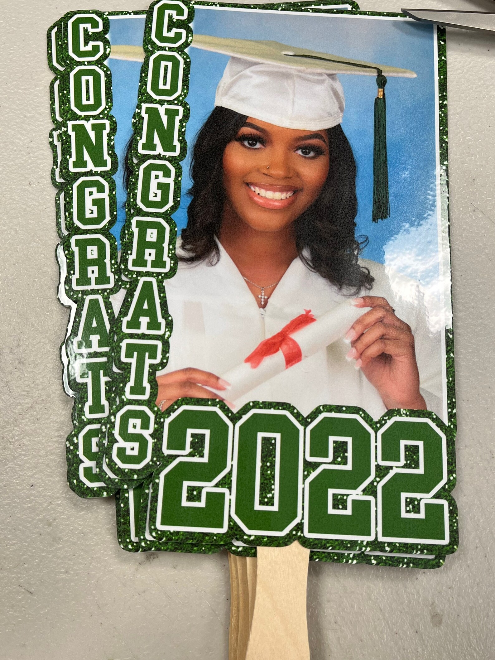 Graduation Fans Graduation Scroll-grad Party High School - Etsy