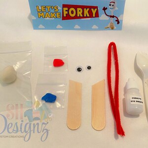 Toy Story Forky DIY Kits- Forky Kits- Toy Story 3- Toy Story Birthday ...