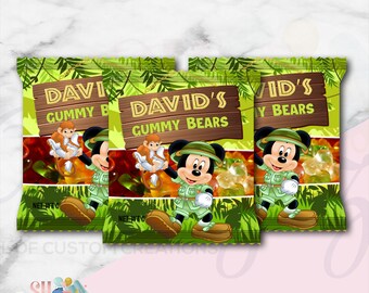 Mickey Mouse Clubhouse Taffy Candy Mickey Mouse Birthday - Etsy