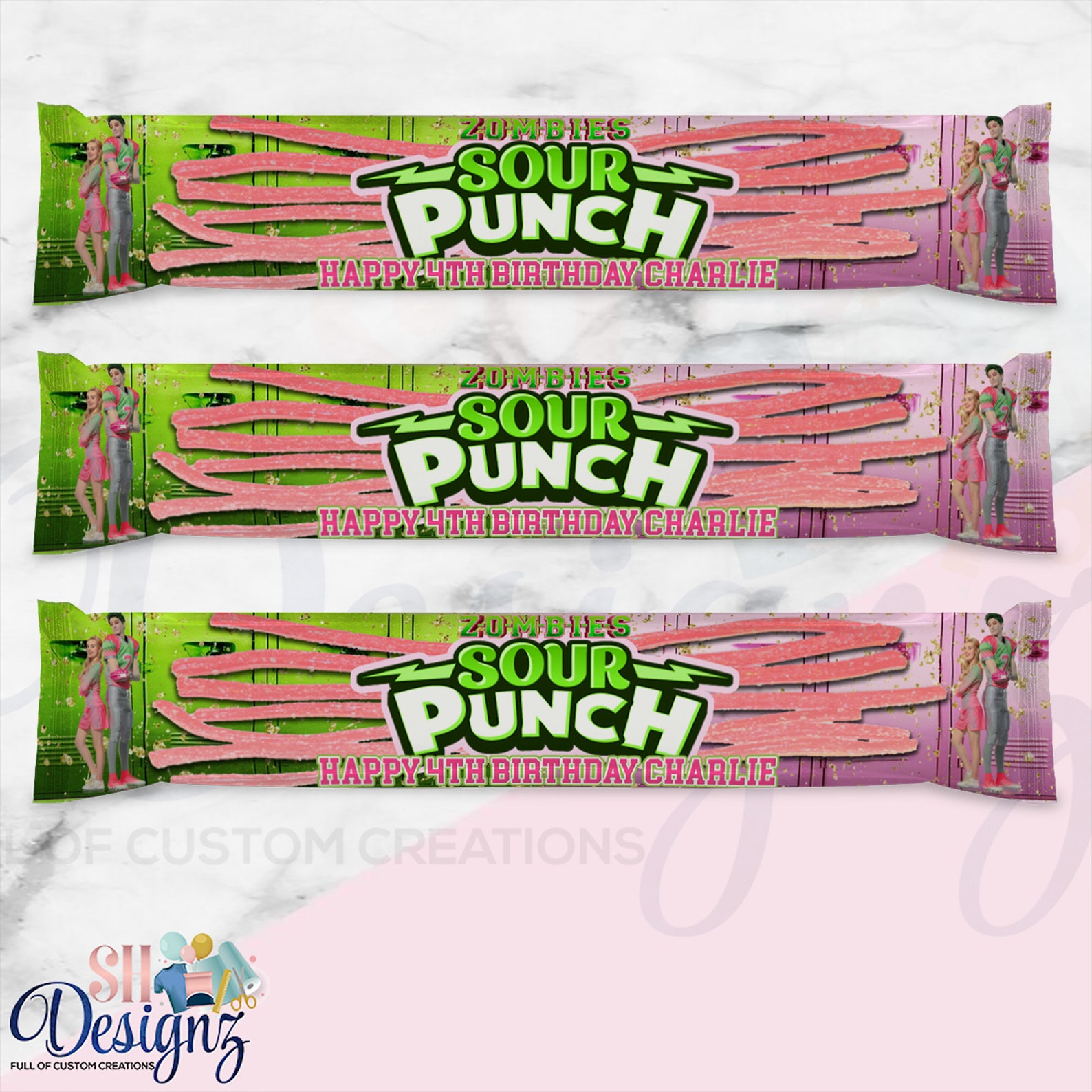Zombies Birthday Party Candies Zombies 2 Zombies Theme - Etsy