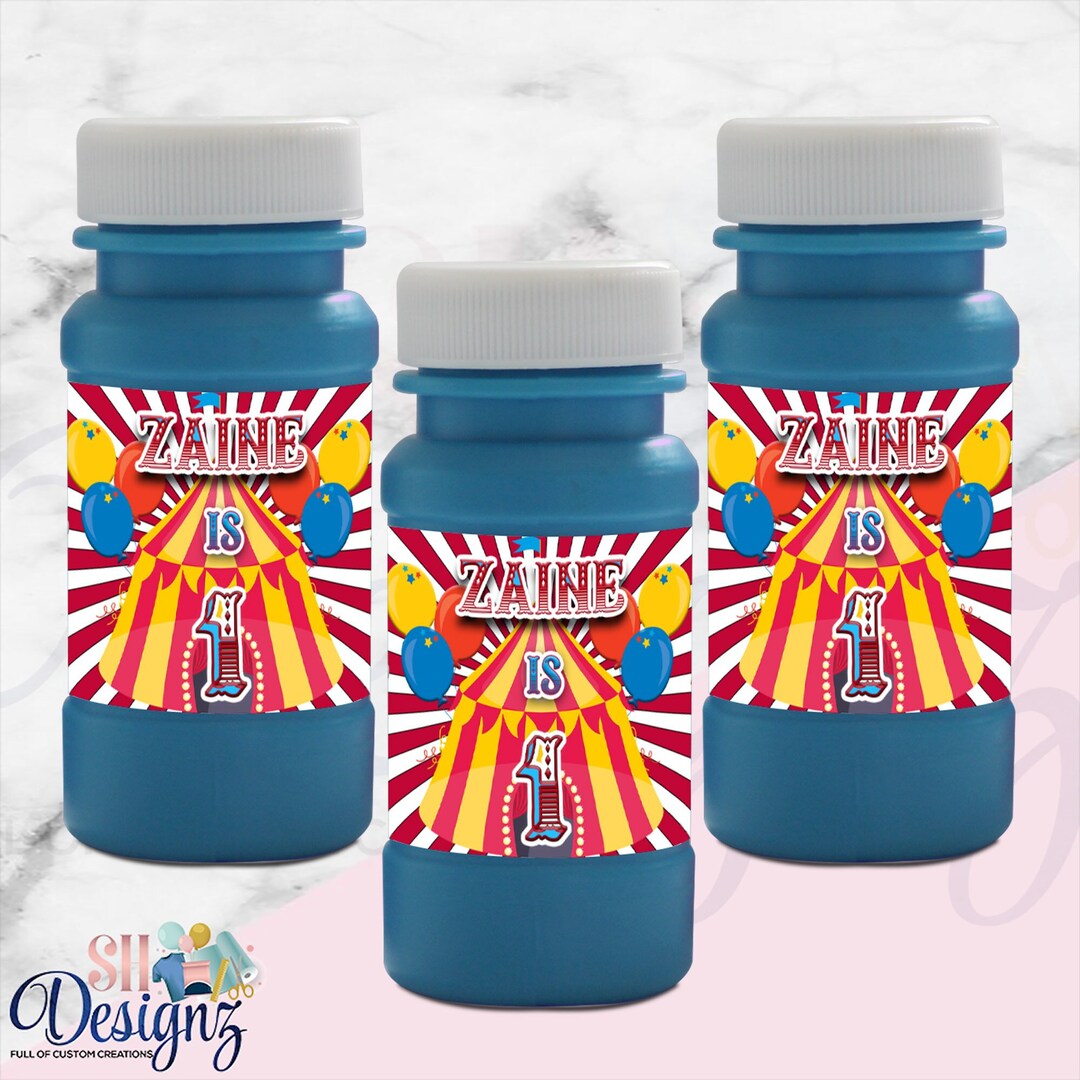 Circus Bubbles - Circus Party - Circus Party - Carnival Birthday Party ...