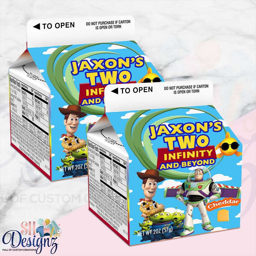 Two Infinity and Beyond Crackers, Toy Story Favors, Buzz Lightyear ...