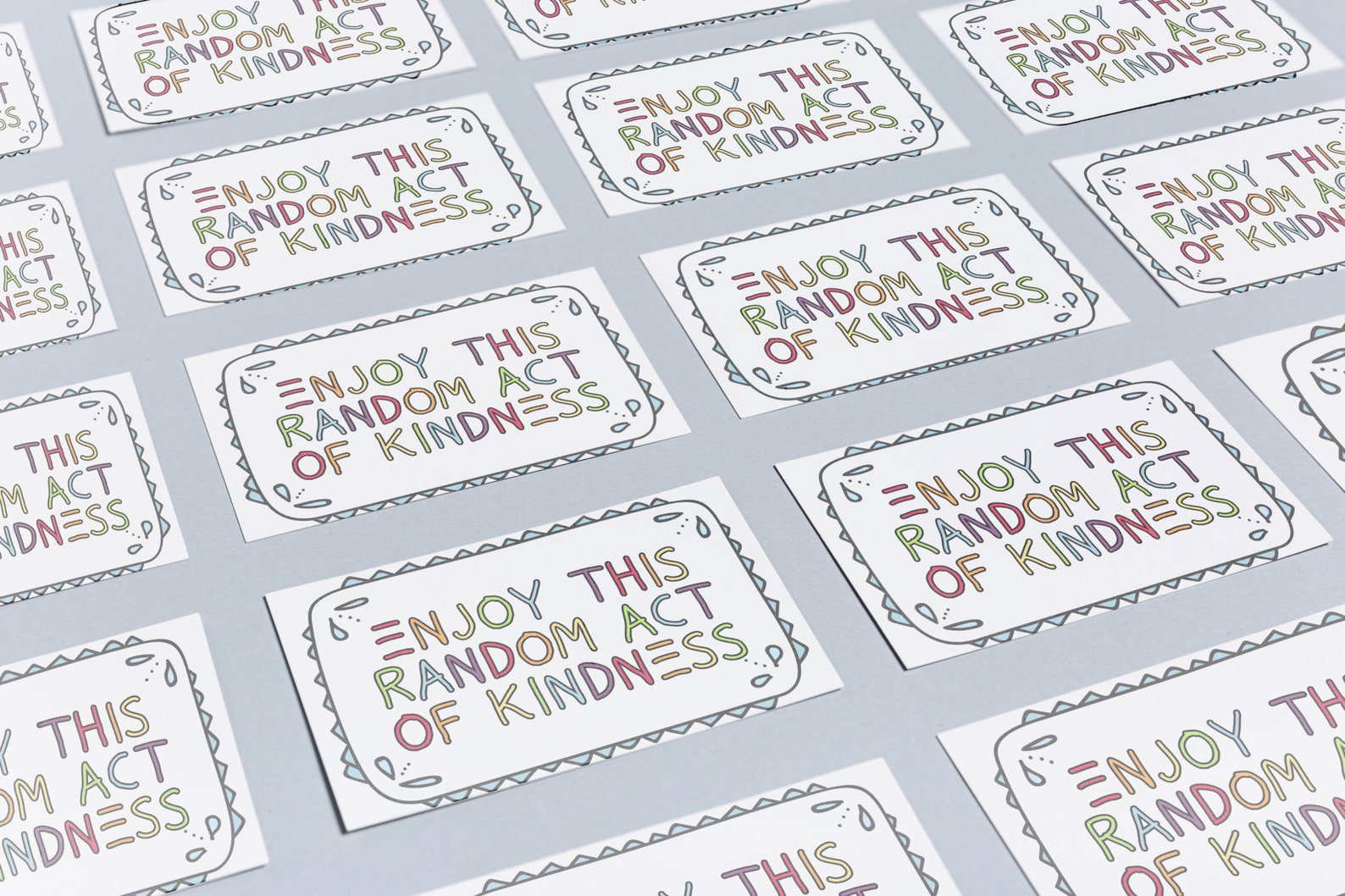 Printable Random Act Of Kindness Cards Raok Diy Printable Etsy