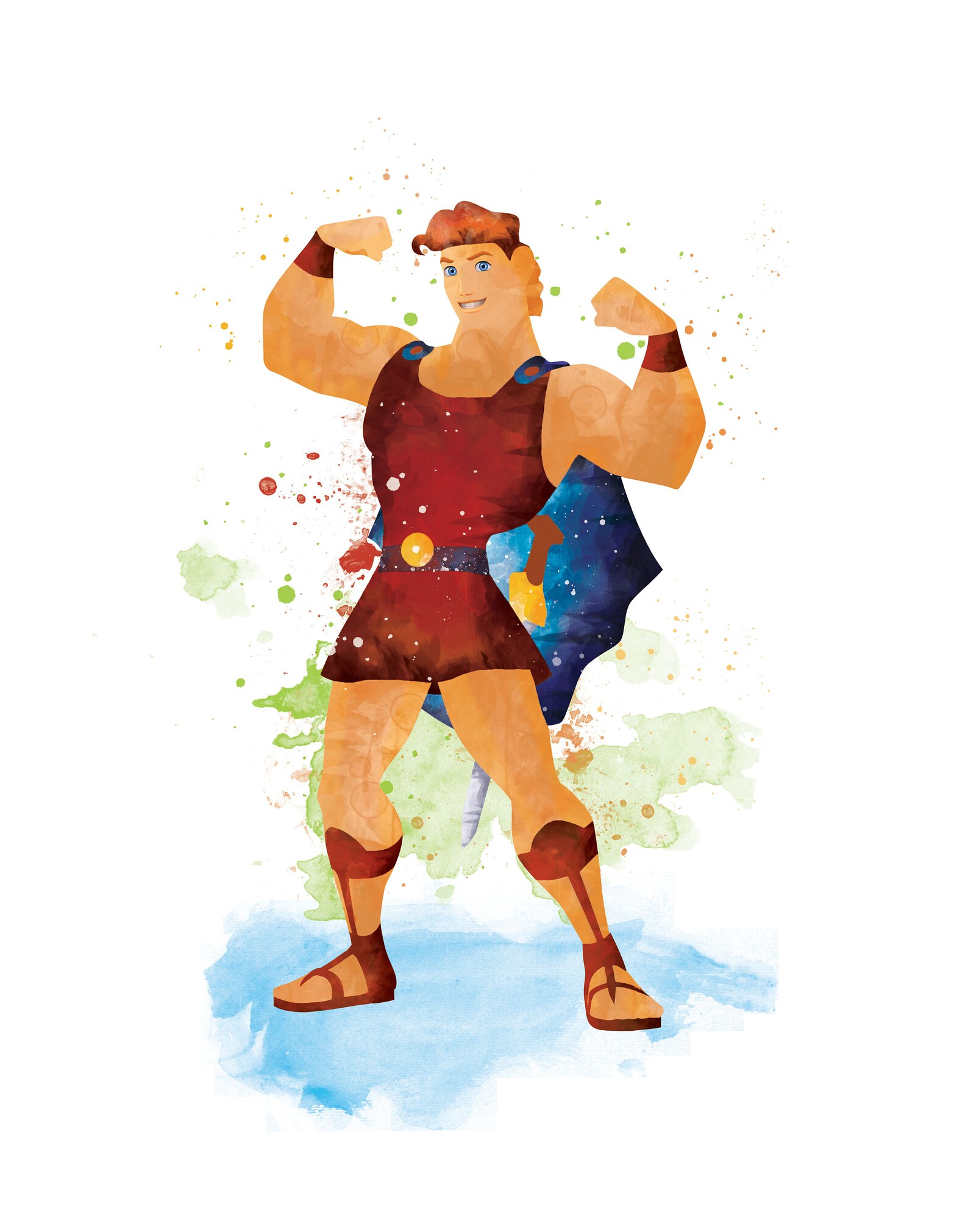 Hercules Print Hercules Art Disney Art Hercules Wall Art - Etsy