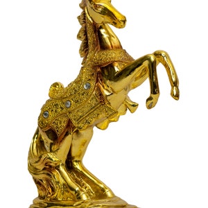 Pair of Desktop Decorative Horse Statue, Animal Sculpture Ornament ...