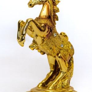 Pair of Desktop Decorative Horse Statue, Animal Sculpture Ornament ...