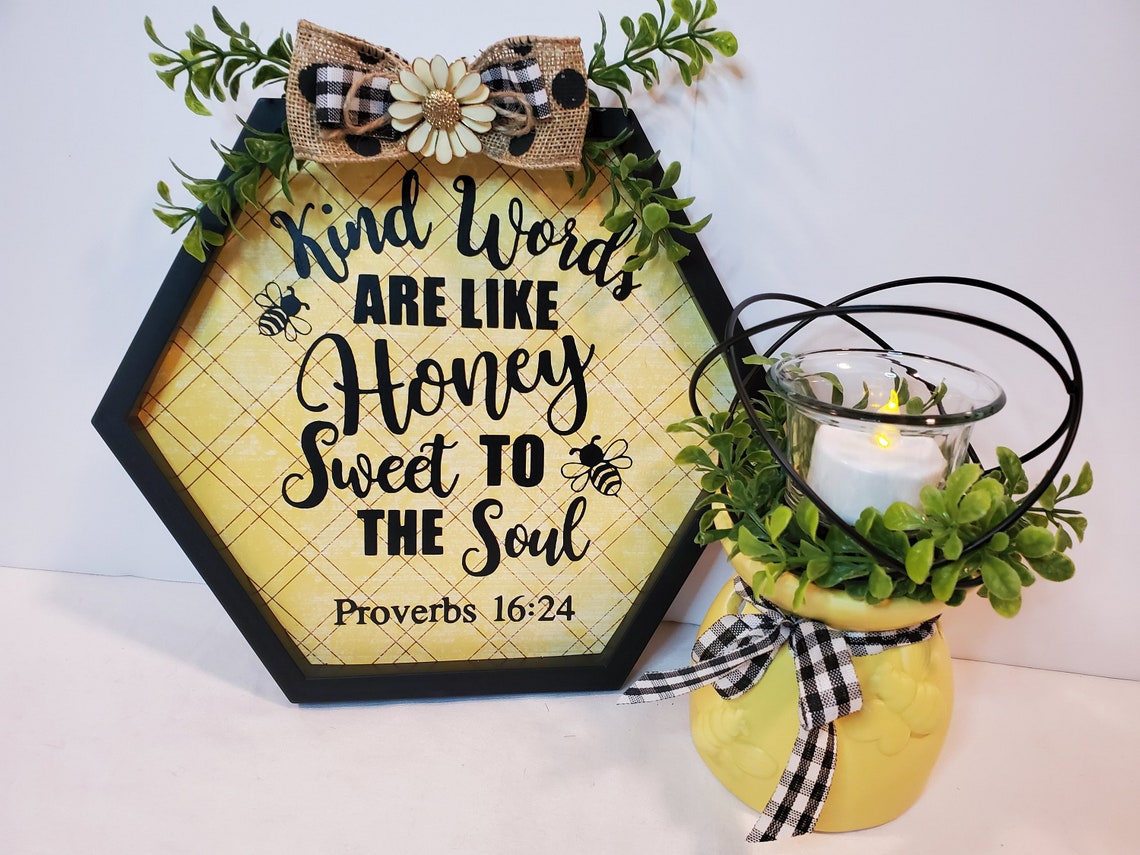 Kind Words Are Like Honey Sweet to the Soul Honey Bee Tumbler | Etsy