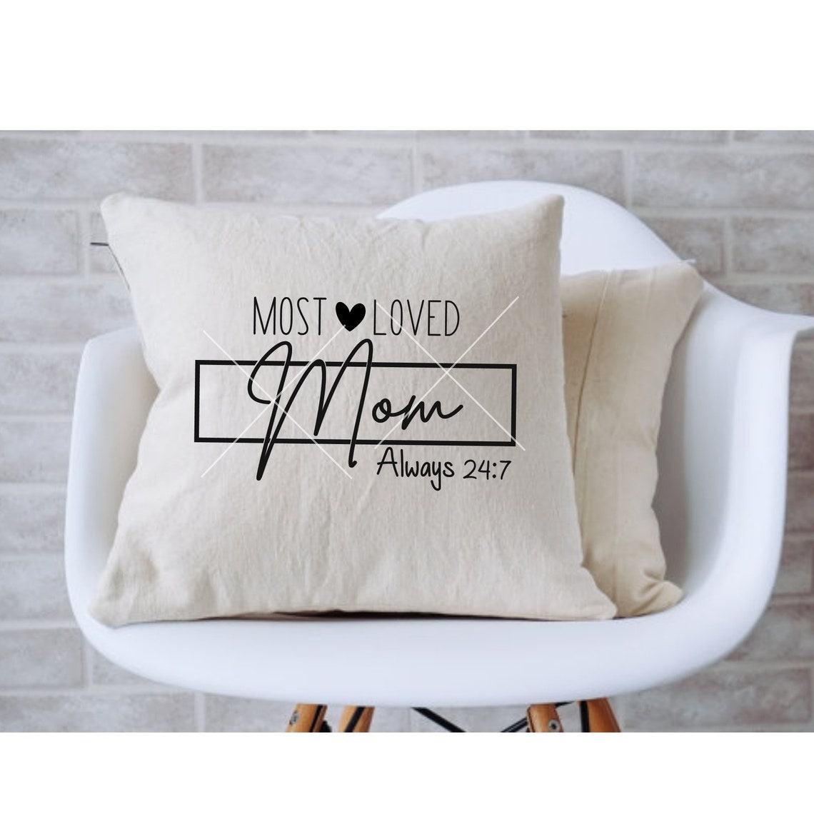 Most Loved Mom, Mom Square Svg, Mothers Day, Mom Shirt, Svg File ...