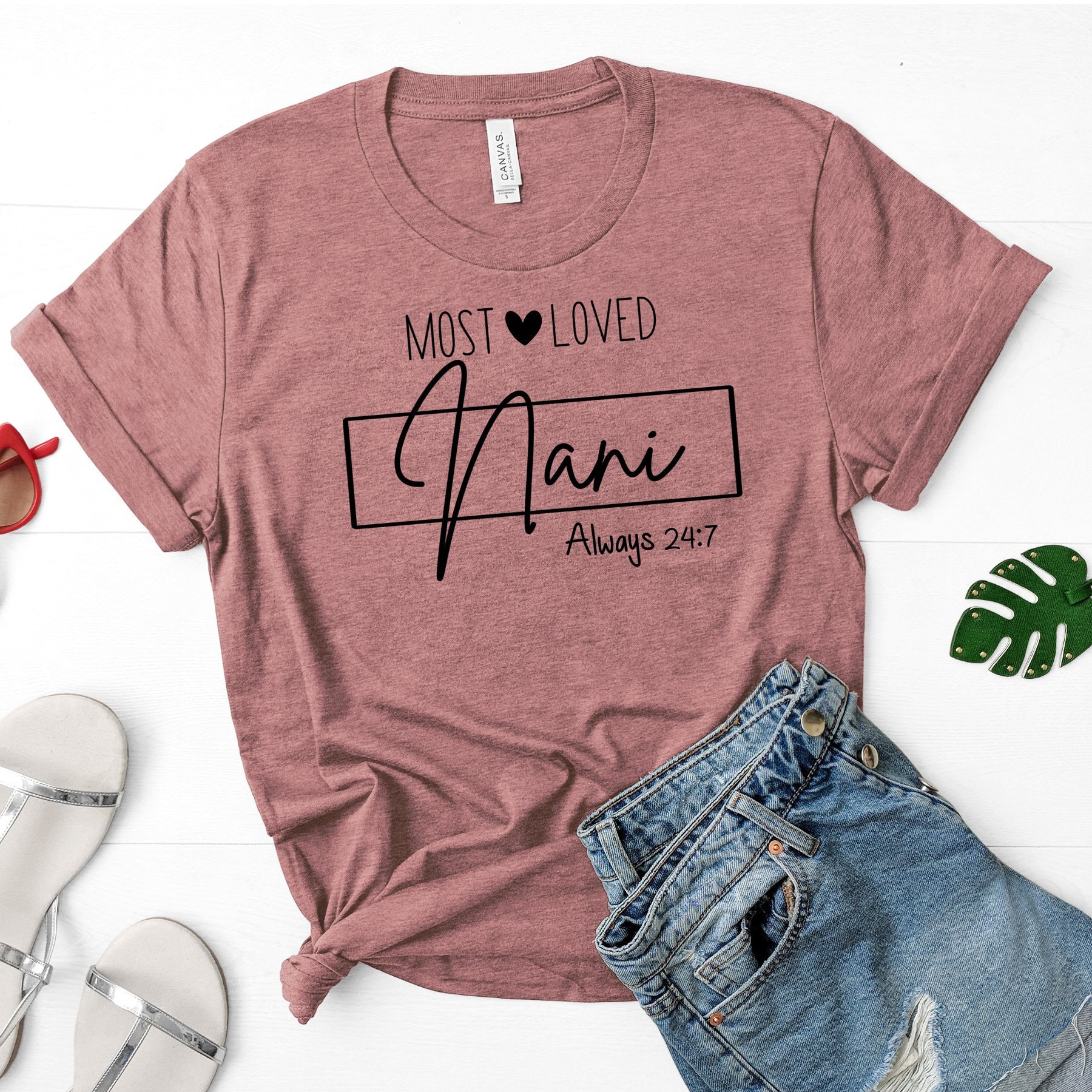 Most Loved Nani, Nani Square Svg, Mothers Day, Flowers, Svg File ...