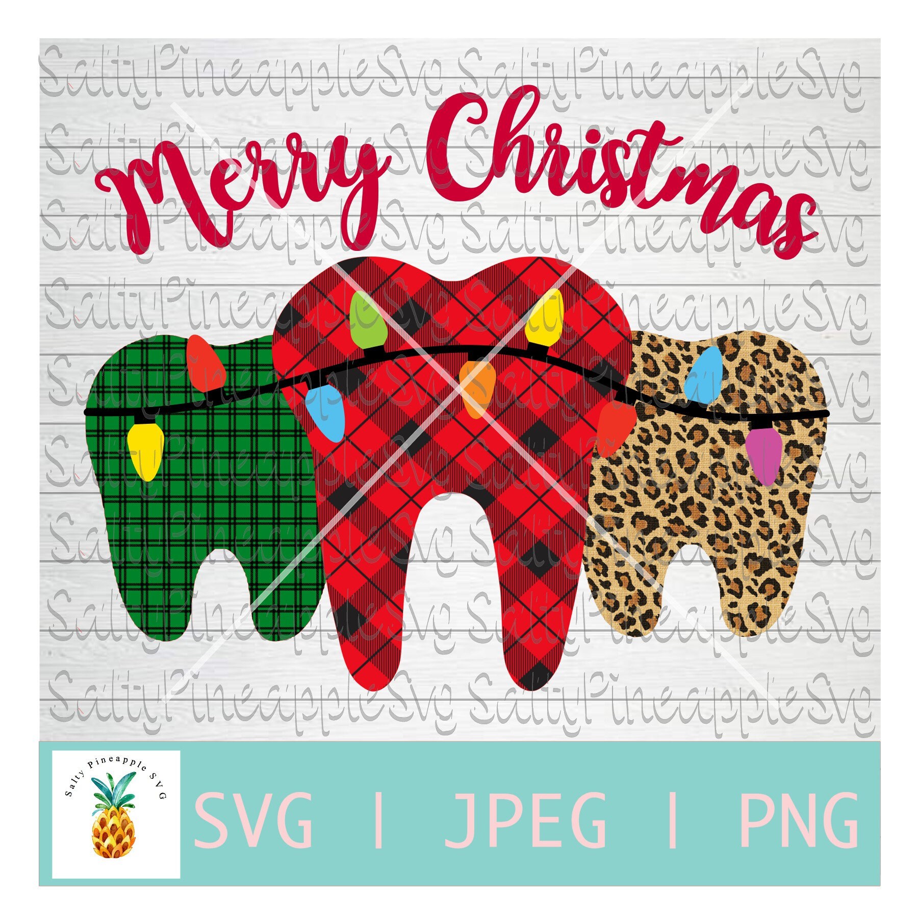 Christmas Png Christmas Teeth with Lights Png Svg File Png | Etsy