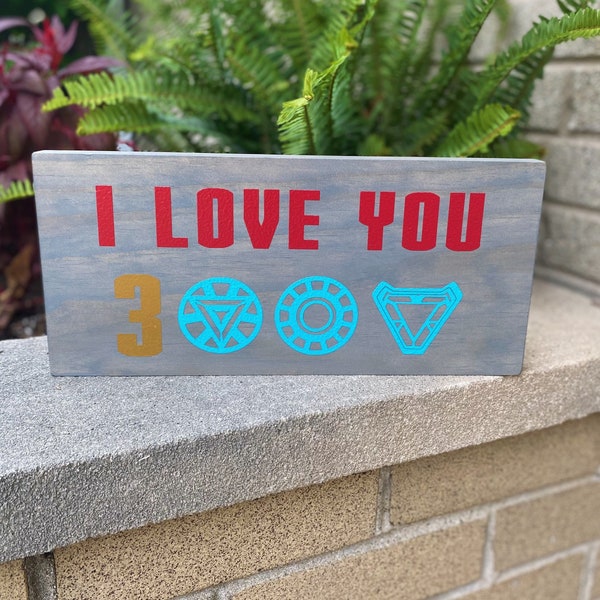 Iron Man Wood Sign - Etsy