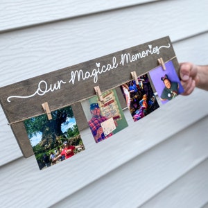Disney Inspired Our Magical Memories Wooden Photo Display Memory ...