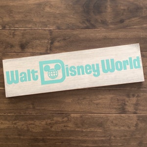 Disney Inspired Street Sign Retro Walt Disney World - Etsy