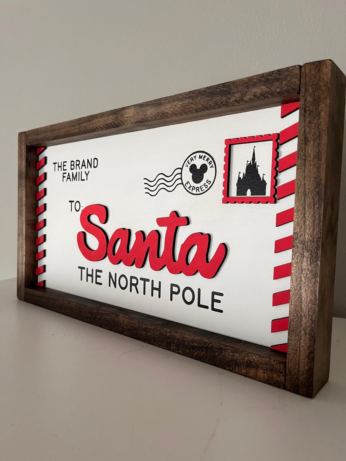 Personalized Letter to Santa Sign Disney Inspired Disney - Etsy