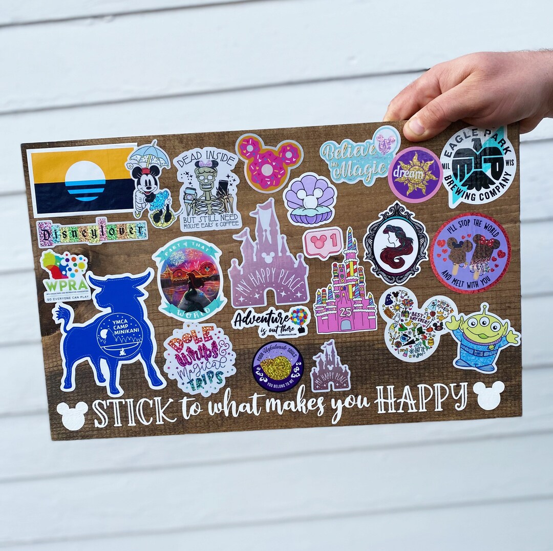 Disney Inspired Custom Stick to What Makes You Happy - Etsy