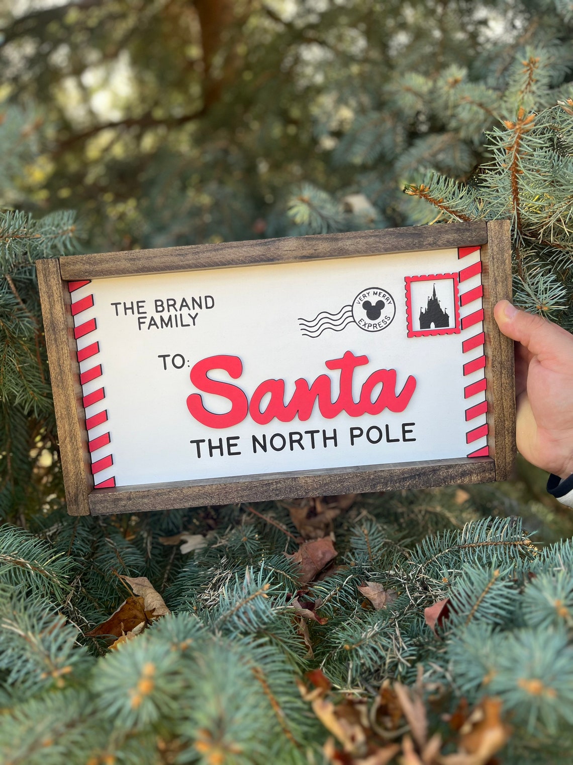Personalized Letter to Santa Sign Disney Inspired Disney - Etsy