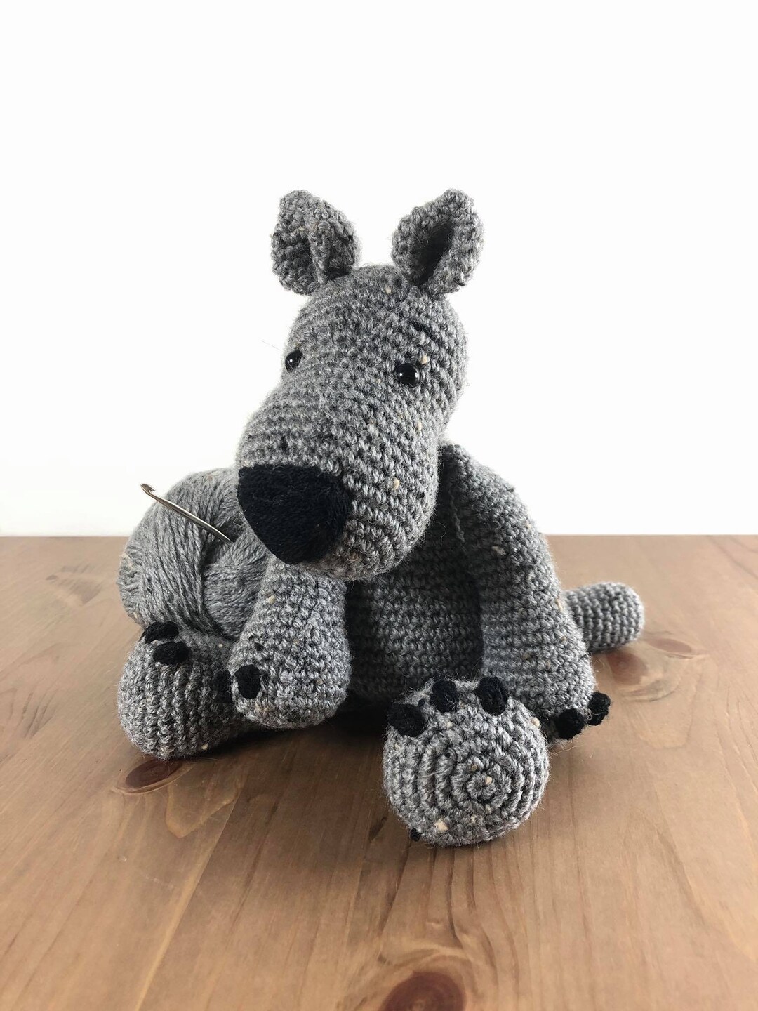 Garry the Wolf Toy Amigurumi Crochet PATTERN - Etsy