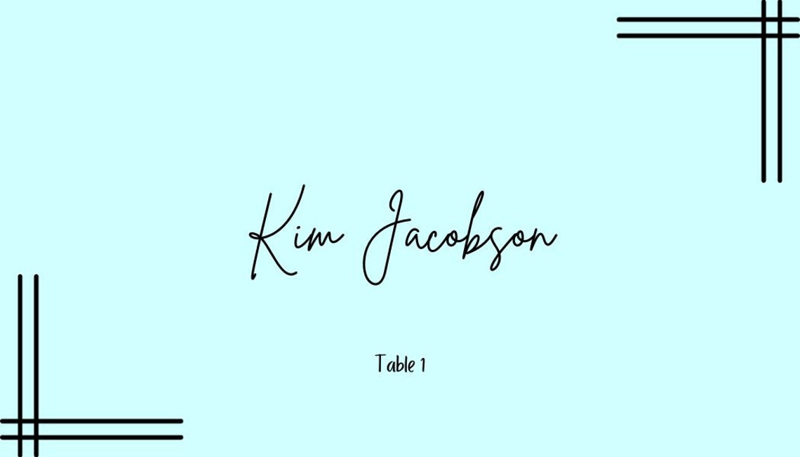 Simple Name Card I Editable Template Canva I Digital I Printable - Etsy