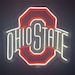Ohio State University Buckeyes Athletic Logo Dual Color LED Neon Sign ...