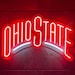 The Ohio State University Buckeyes Script Ohio LED Neon Sign - 18" W X ...