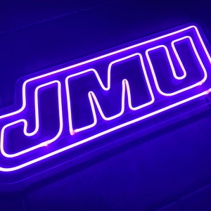 James Madison University Foundation JMU LED Neon Sign - 23" W X 8.9" H ...